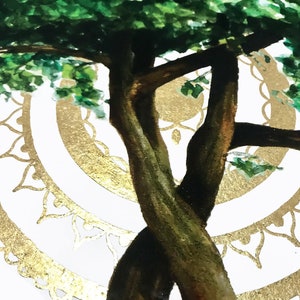 Jewish Home Blessing "tree of Life" | Judaica Wall Art Print ...
