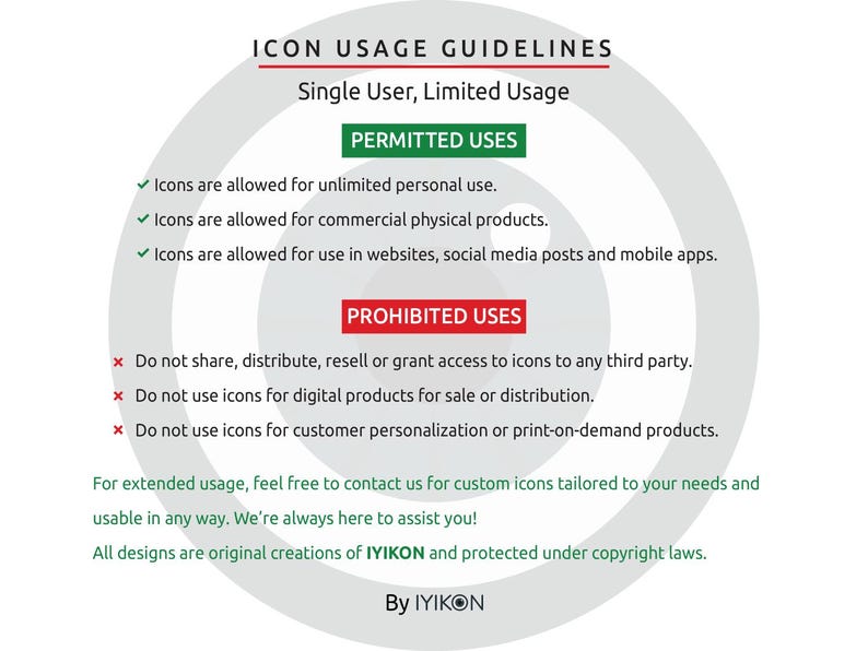 50 Retail Icons | Thick Line Icon Bundle – | Instant Download | IYIKON ...