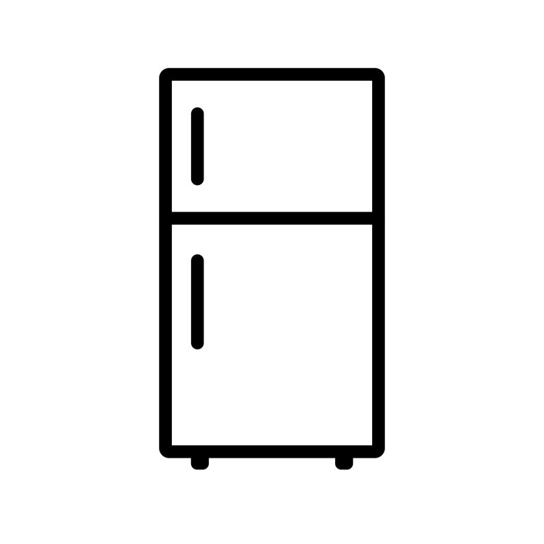 Refrigerator Svg Icon Instant Download | Etsy