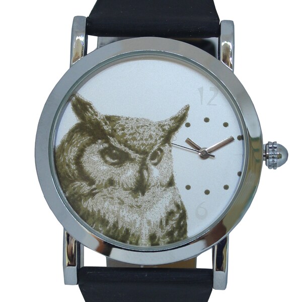 Owl Wrist Watch - Etsy