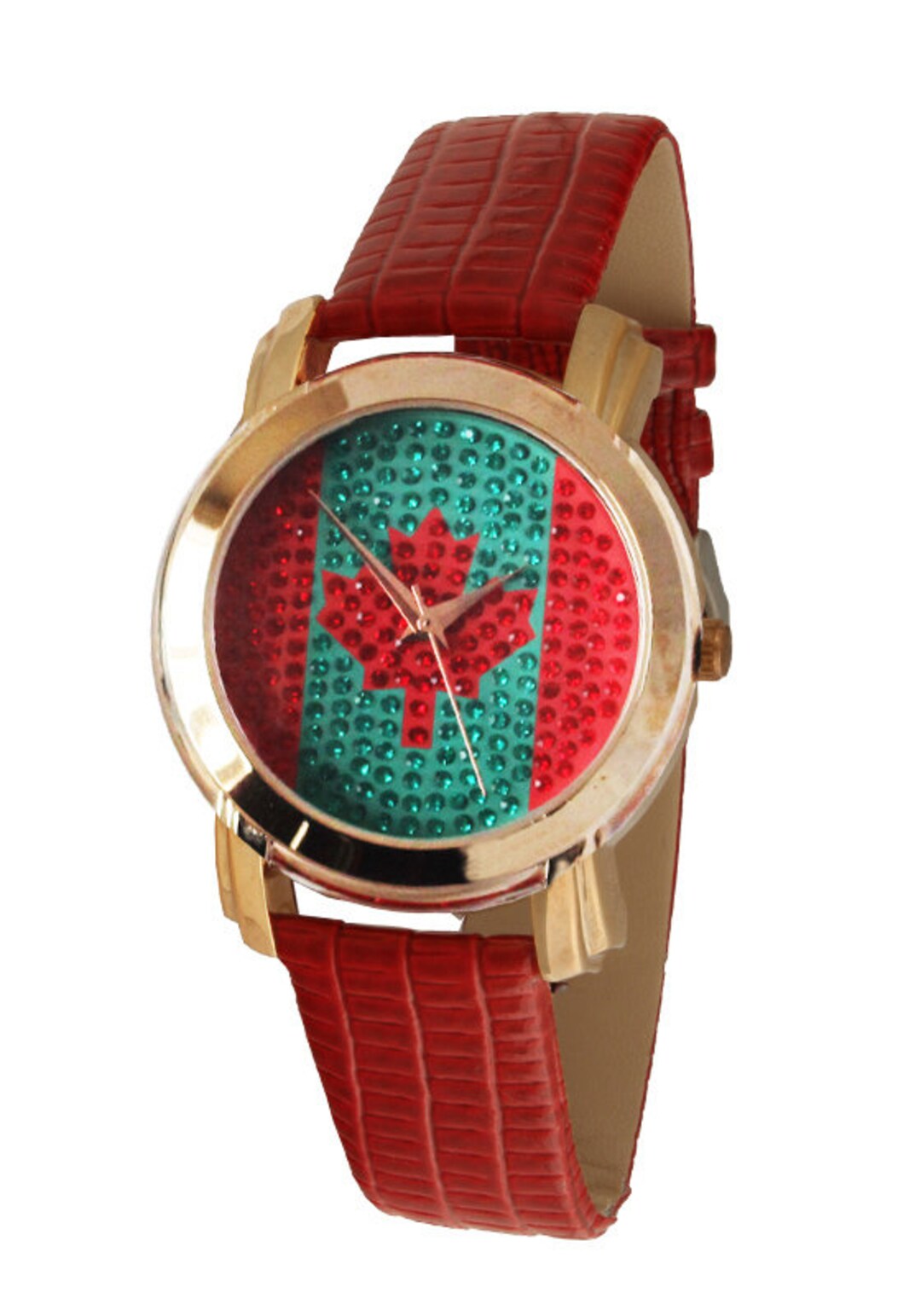 Canadian Flag Woman Watch,flag of Canada Woman Watch,woman Watch Canada ...