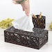 Wooden Tissue Box Cover for Elegant Storage and Dispensing - Etsy