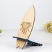 Wooden Surf Phone Stand | Cell Phone Holder With Engraving Surfboard - Etsy
