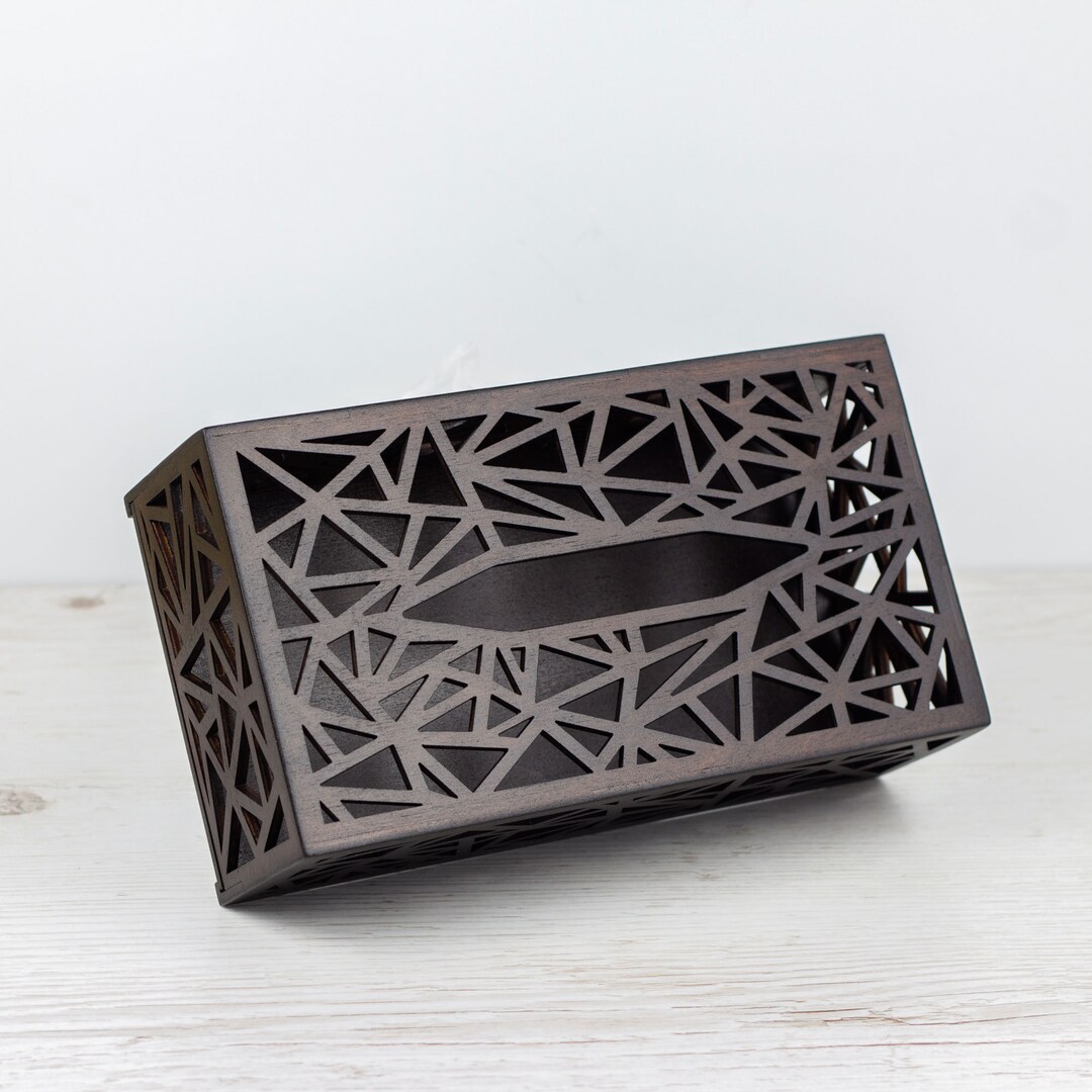 Wooden Tissue Box Cover for Elegant Storage and Dispensing - Etsy