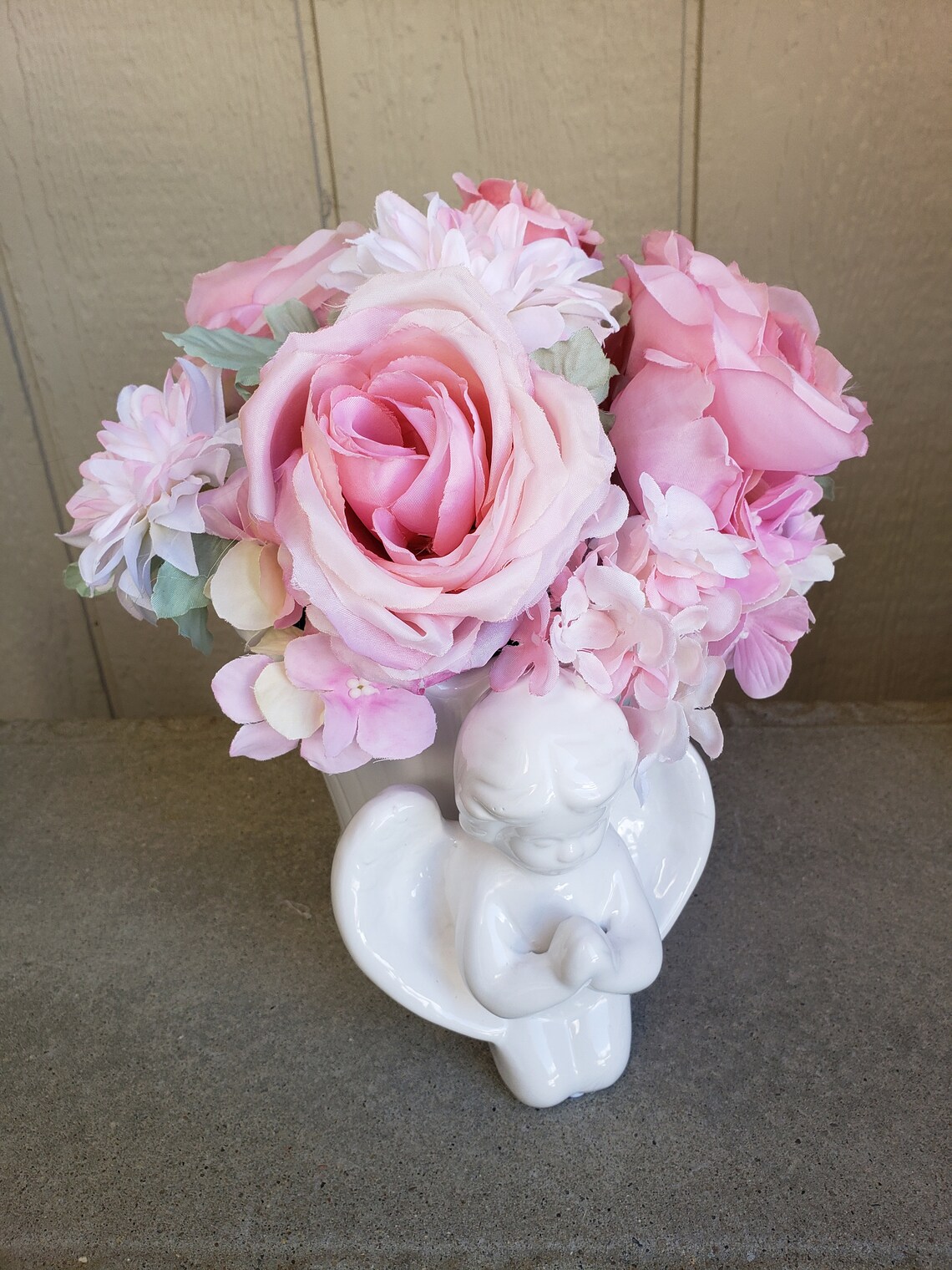 Cherub Angel Floral Arrangement - Etsy