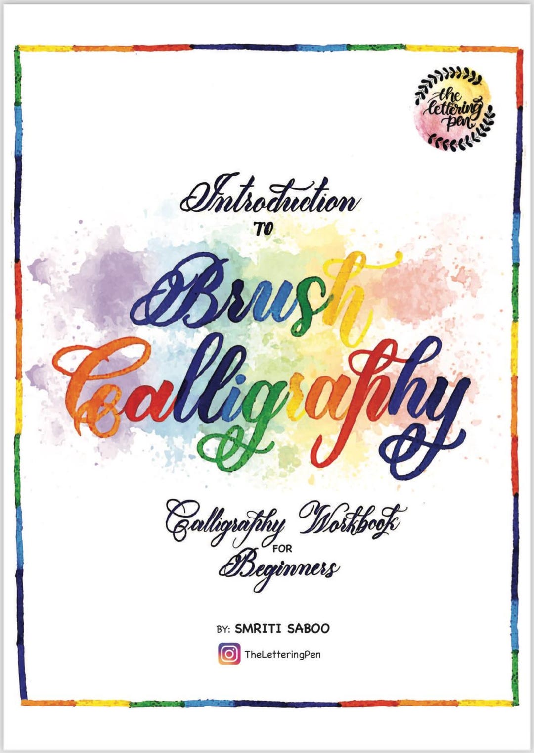 Brush Calligraphy Printable Workbook - Complete Guide for Beginners ...