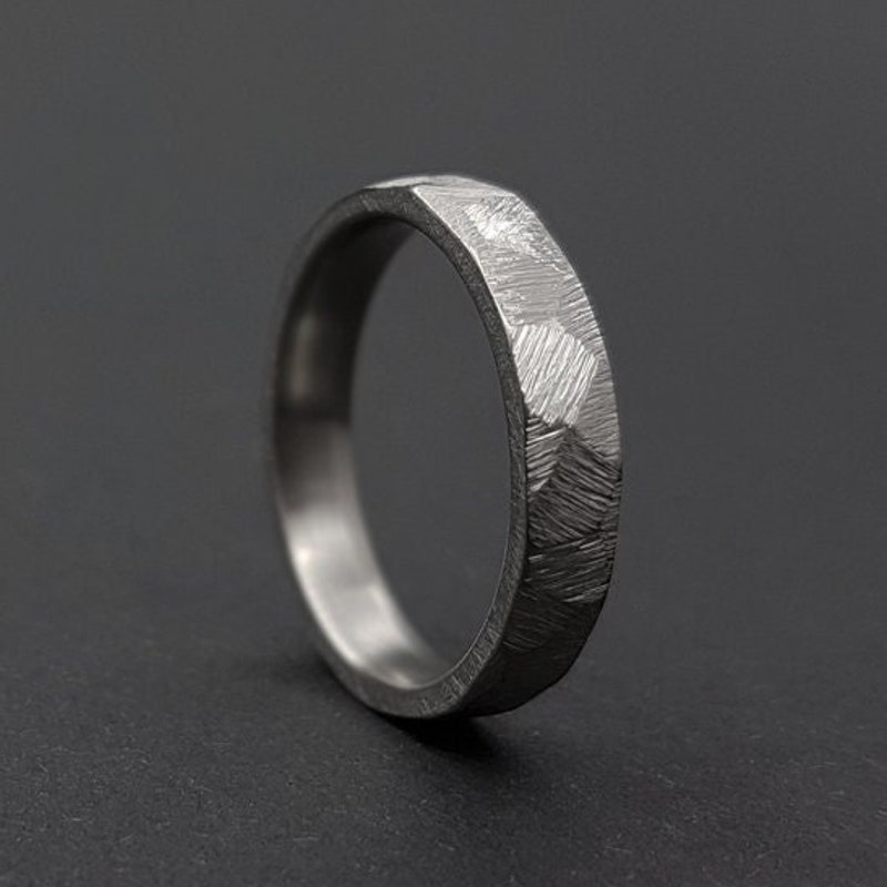 Rough Texture Ring - Etsy
