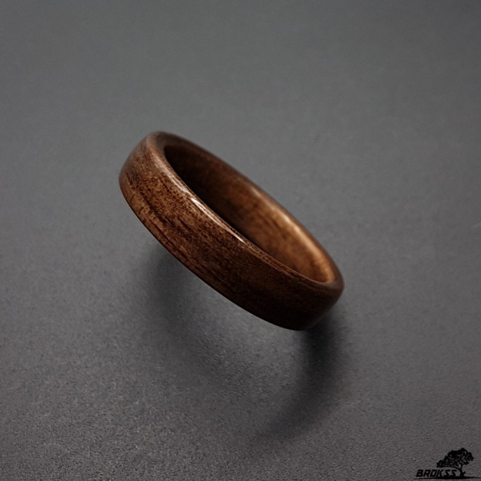 Wooden Walnut Ring, Wooden Ring for Man, Wooden Ring for Women ...