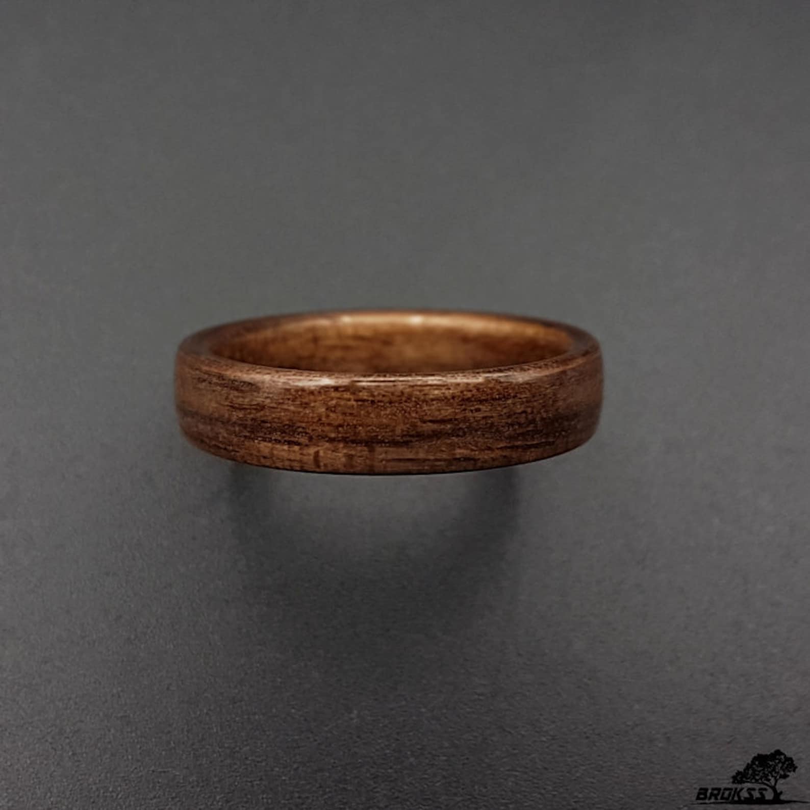 Wooden Walnut Ring, Wooden Ring for Man, Wooden Ring for Women ...