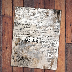 Letters & Numbers 8.5 X 11 Inch Borderless Prints -- Collage Paper ...