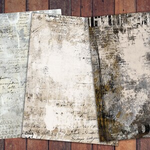 Letters & Numbers 8.5 X 11 Inch Borderless Prints -- Collage Paper ...