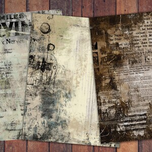 Letters & Numbers 8.5 X 11 Inch Borderless Prints -- Collage Paper ...