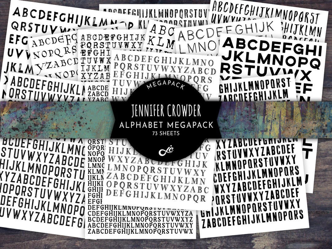 A4 Alphabet Rice Paper -- Custom Tissue Paper -- Collage Tissue Paper ...