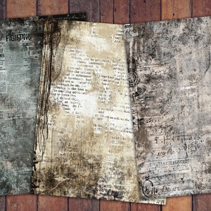 Letters & Numbers 8.5 X 11 Inch Borderless Prints -- Collage Paper ...