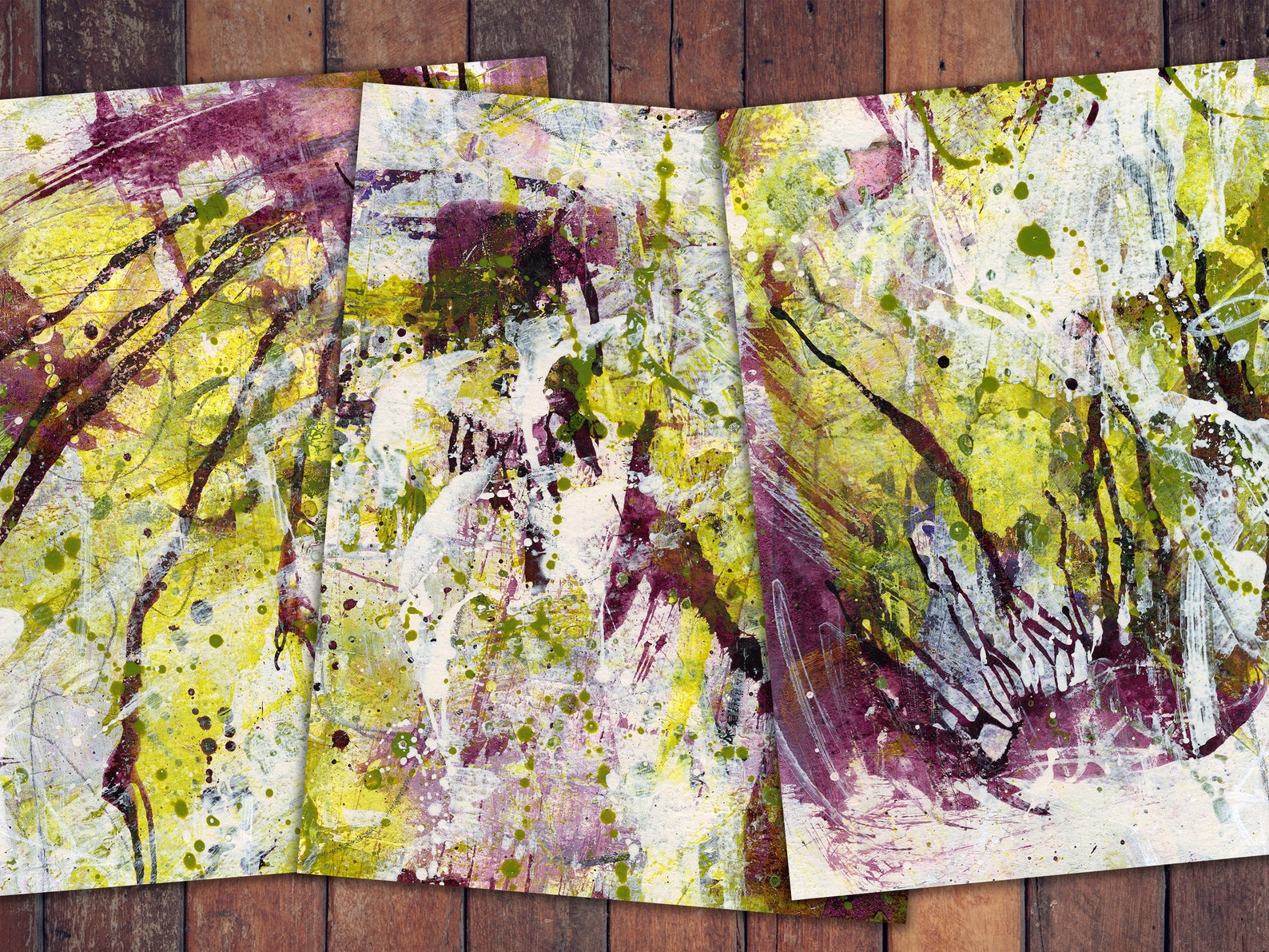 Spring Graffiti 8.5 X 11 Digital Paper Pack - Etsy