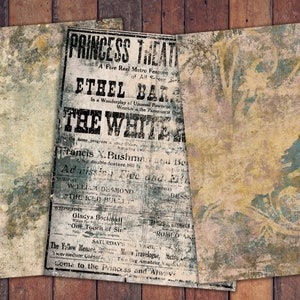 Alphabet Soup 8.5 X 11 Inch Borderless Prints -- Collage Paper -- Junk ...