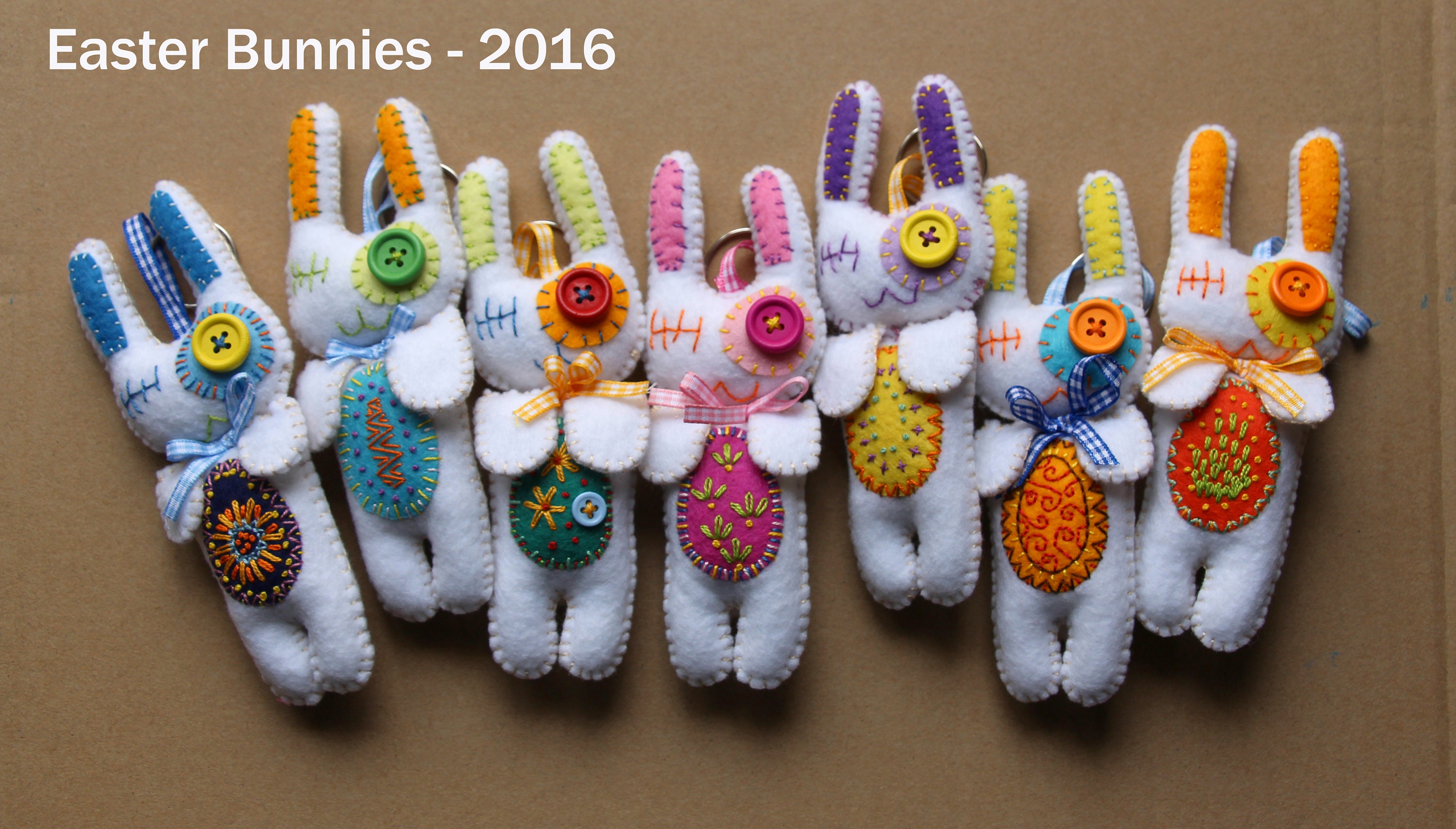 Easter Bunny Keychain Key Ring Decoration Handmade Rabbit Gift - Etsy