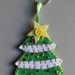 Christmas Tree Key Chain Key Ring Handmade Decoration Festive Gift Idea ...