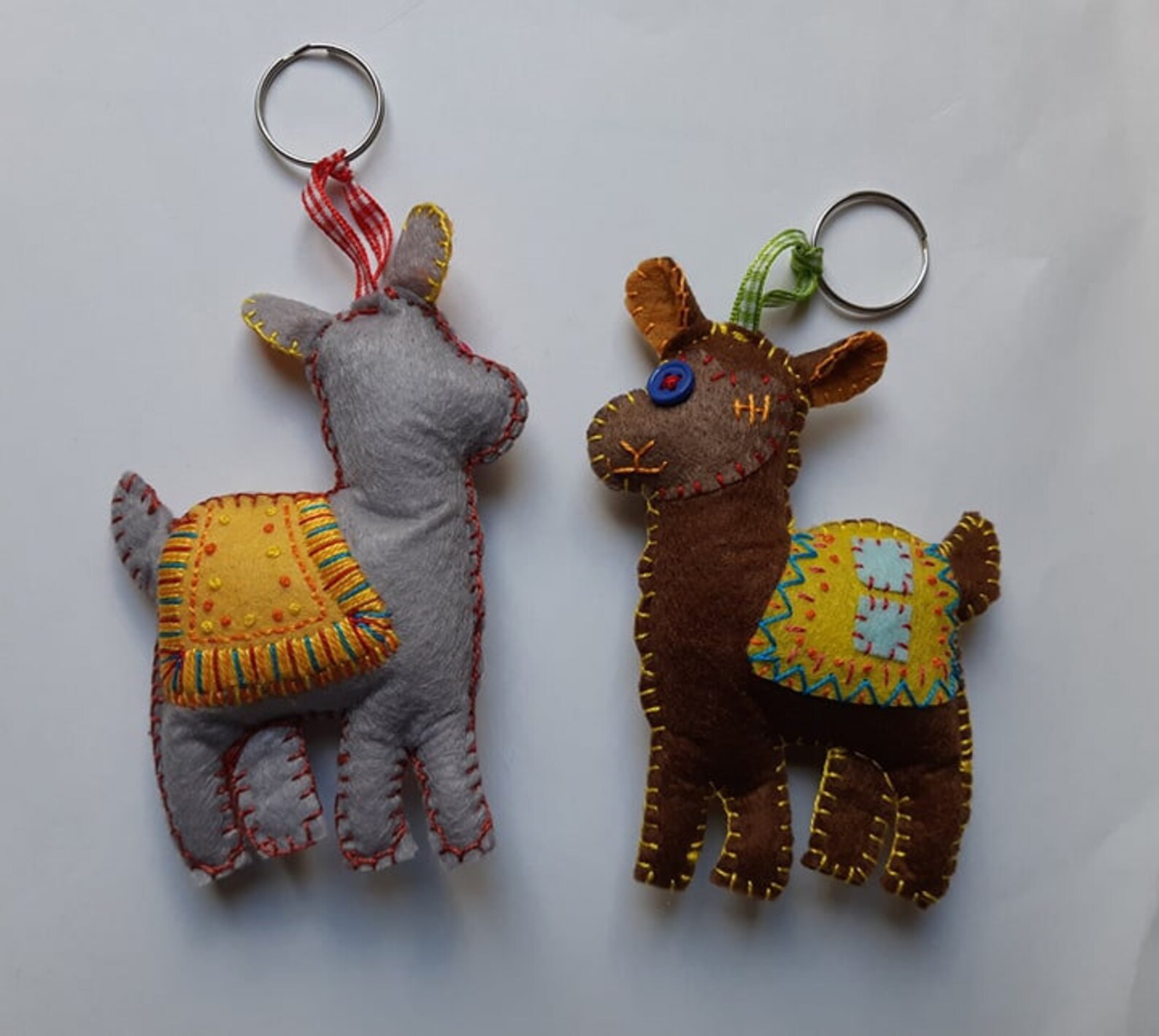 Llama Keychain Key Ring Alpaca Mountain Animal Handmade Gift - Etsy