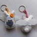 Angel Bunny Keychain Key Ring Handmade Rabbit Gift Idea Felt - Etsy