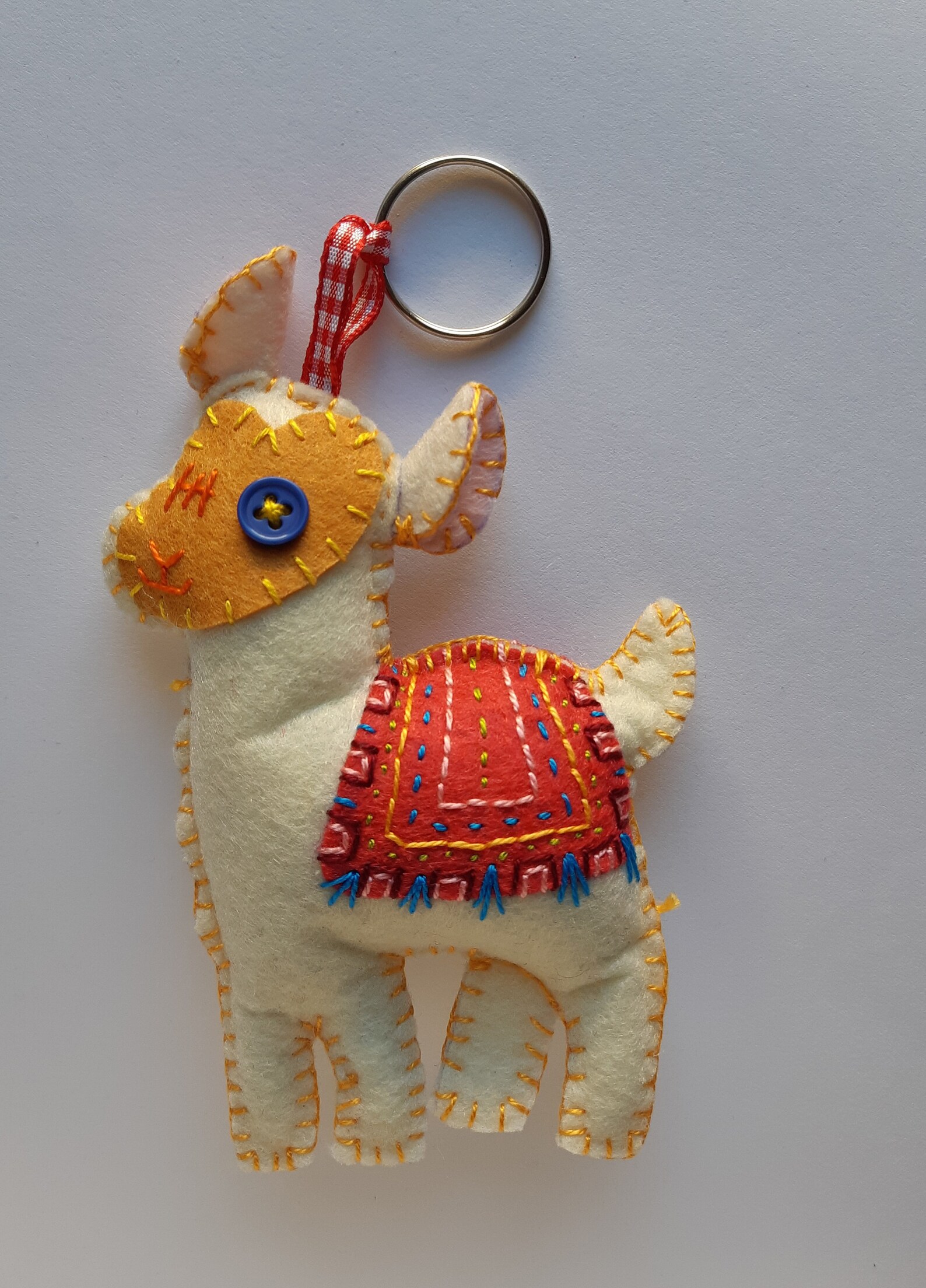 Llama Keychain Key Ring Alpaca Mountain Animal Handmade Gift - Etsy
