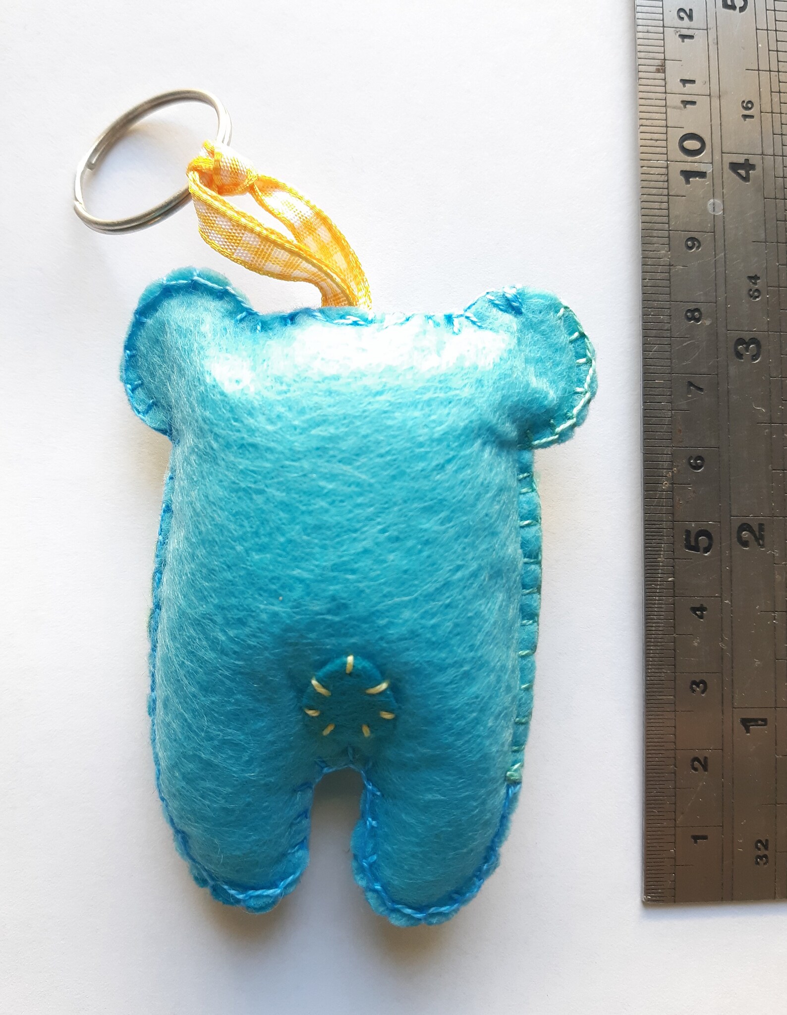 Colourful Bear Key Chain Key Ring Collectables Handmade Hand - Etsy UK