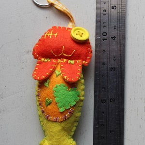 Seal Keychain Key Ring Seal Sea Animal Gift Idea Felt Key Chain ...