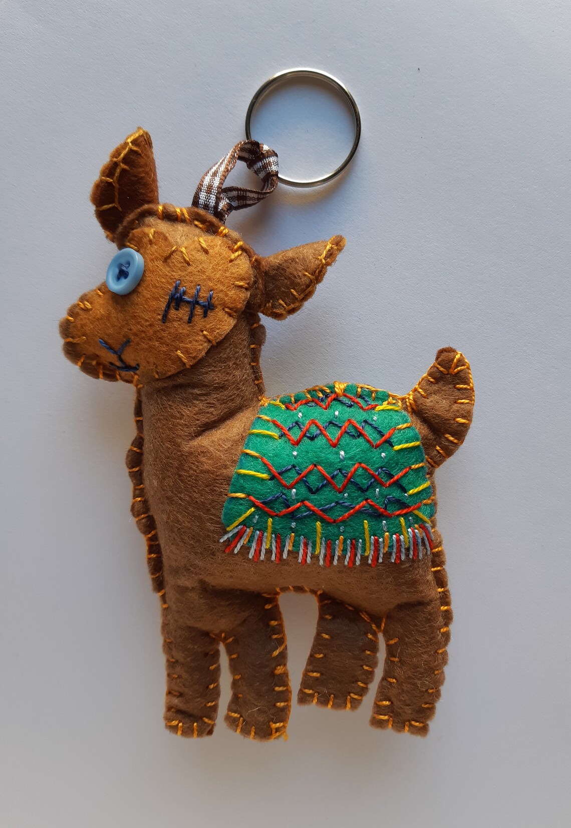 Llama Keychain Key Ring Alpaca Mountain Animal Handmade Gift - Etsy