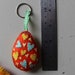 Easter Egg Keychain Key Ring Handmade Gift Idea Felt Easter - Etsy