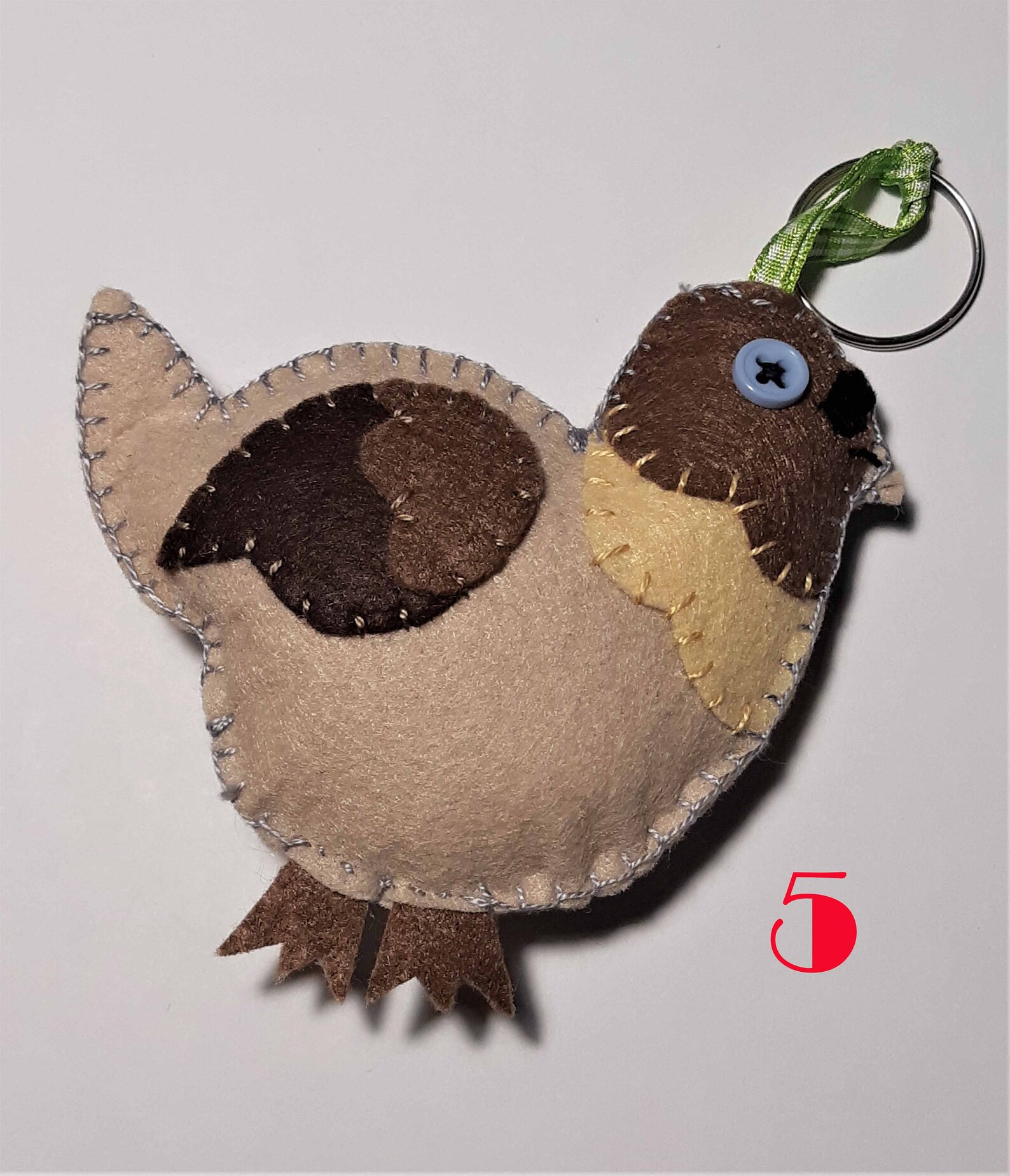 Pigeons Handmade Hand Stitched Key Chain Pigeon Bird Felt - Etsy UK