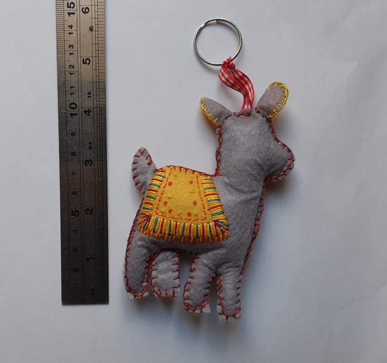 Llama Keychain Key Ring Alpaca Mountain Animal Handmade Gift - Etsy