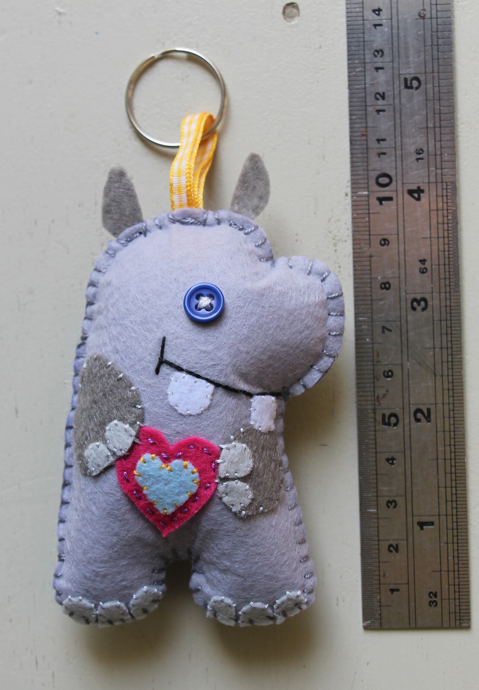 Hippopotamus Keychain Key Ring Hippo Handmade Wild Hippo Gift - Etsy