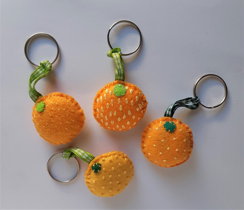 Veg Key Chain Key Ring Handmade Fruit Apple Banana Pear Lemon - Etsy