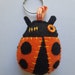 Ladybird Keychain Key Ring Ladybug Handmade Gift Idea Felt Key - Etsy