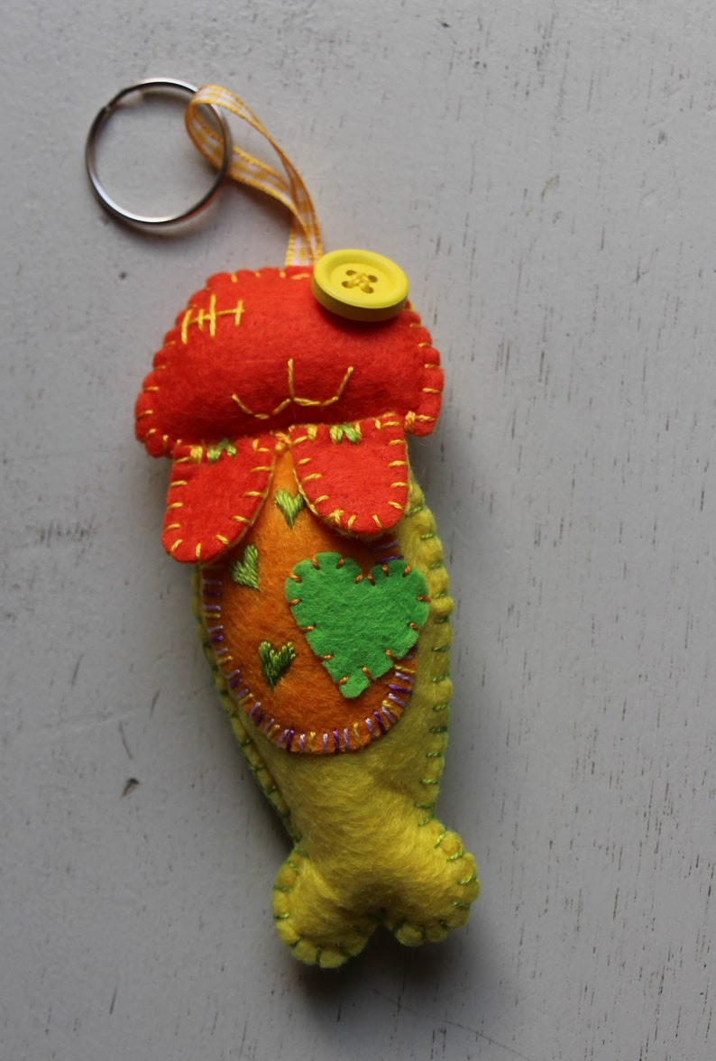 Seal Keychain Key Ring Seal Sea Animal Gift Idea Felt Key - Etsy