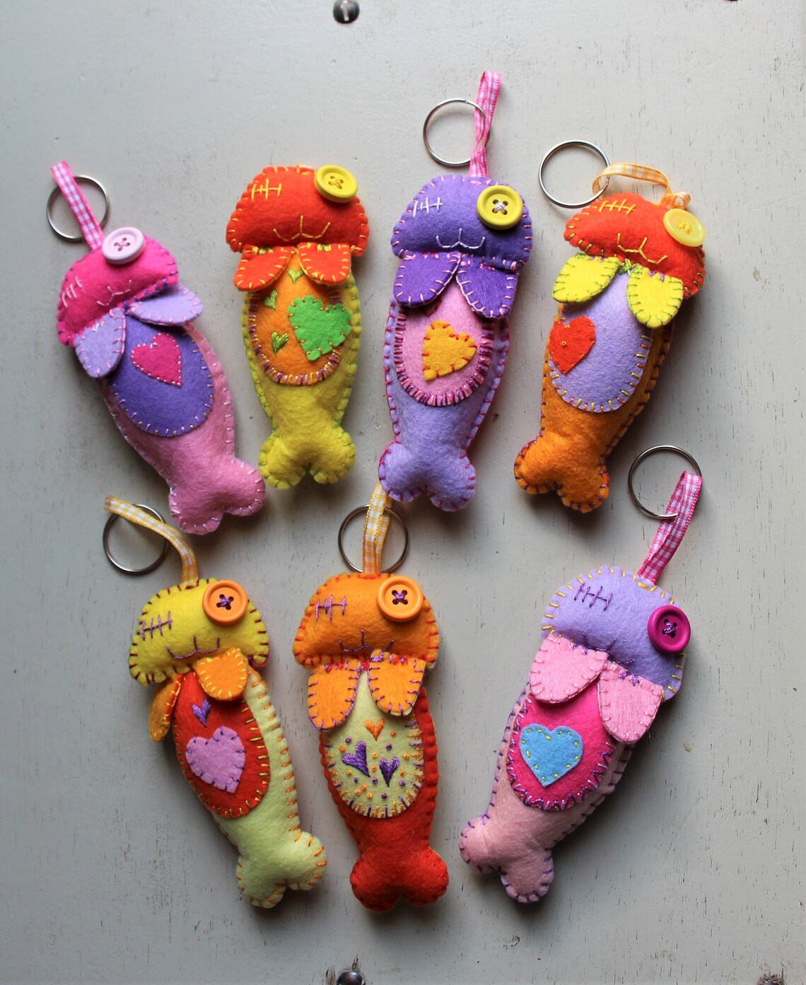 Seal Keychain Key Ring Seal Sea Animal Gift Idea Felt Key - Etsy