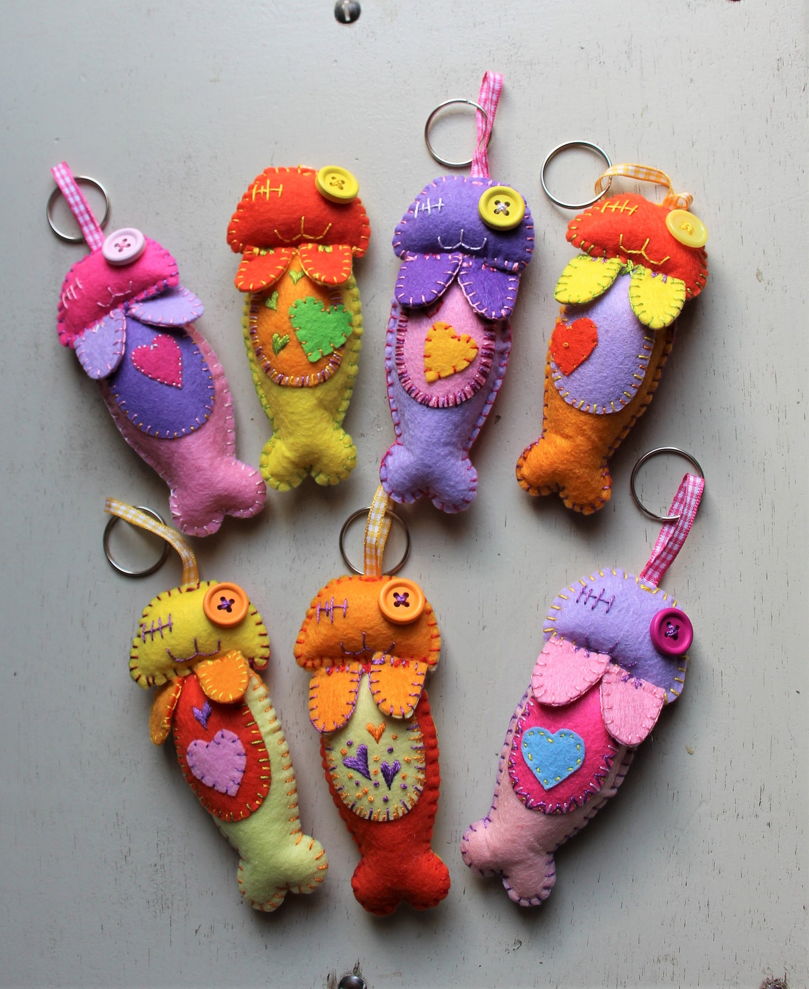 Seal Keychain Key Ring Seal Sea Animal Gift Idea Felt Key - Etsy