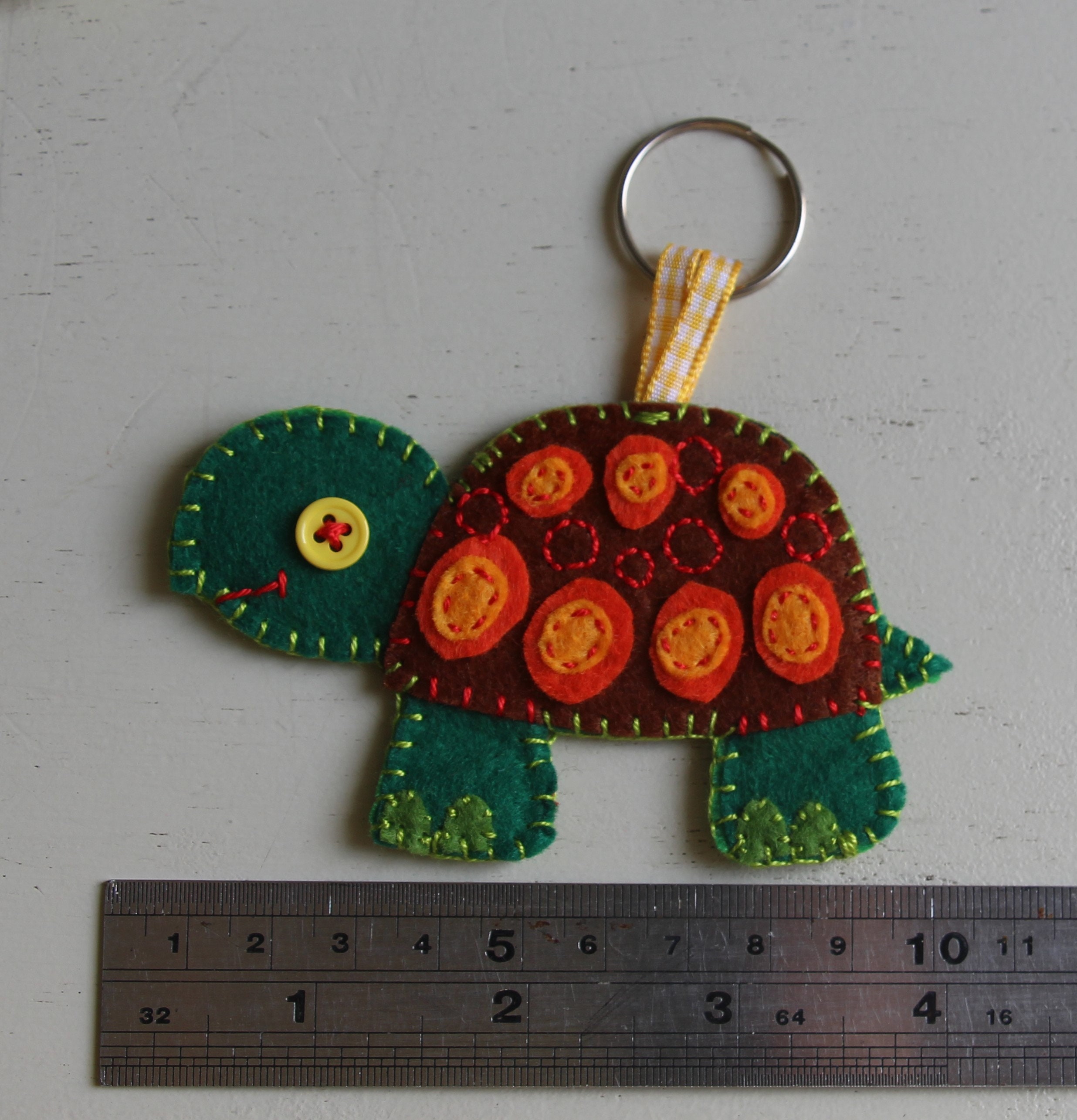 Sea Turtle Keychain Key Ring Tortoise Handmade Bag Charm Gift | Etsy