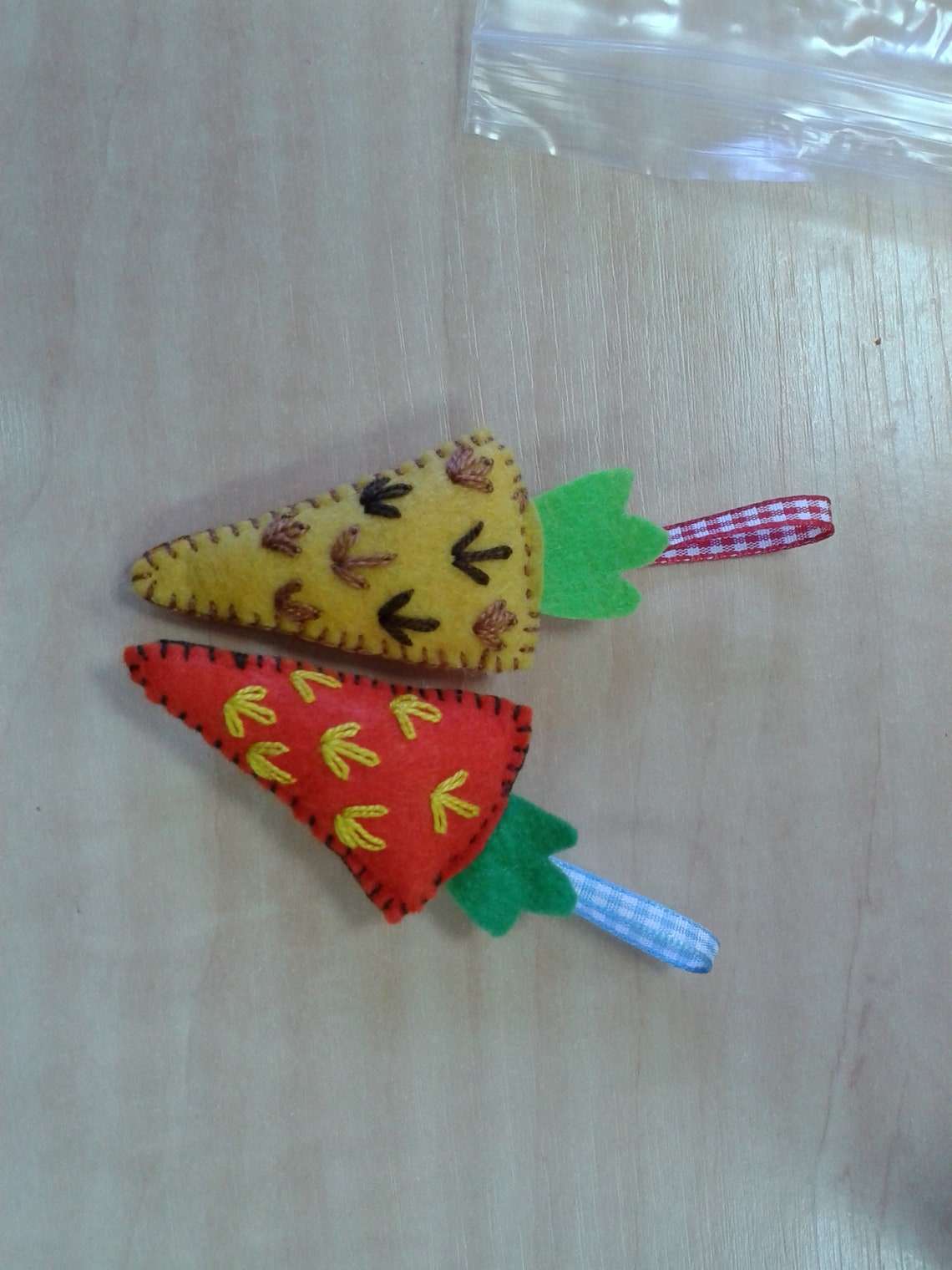 Veg Key Chain Key Ring Handmade Fruit Apple Banana Pear Lemon | Etsy