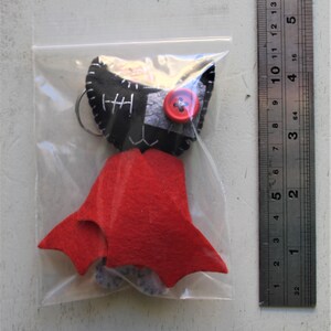 Bat Keychain Key Ring Handmade Gift Idea Felt Key Chain Animal ...