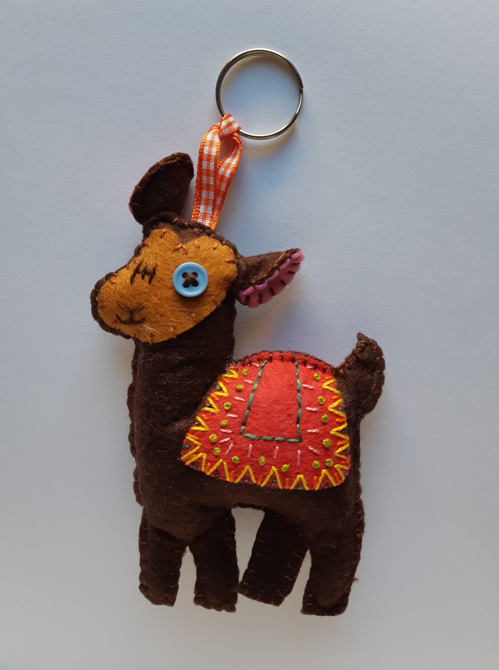 Llama Keychain Key Ring Alpaca Mountain Animal Handmade Gift - Etsy