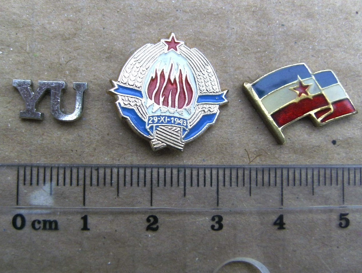 YU Coat of arms and Flag of Yugoslavia Pin badge lot of 3 | Etsy