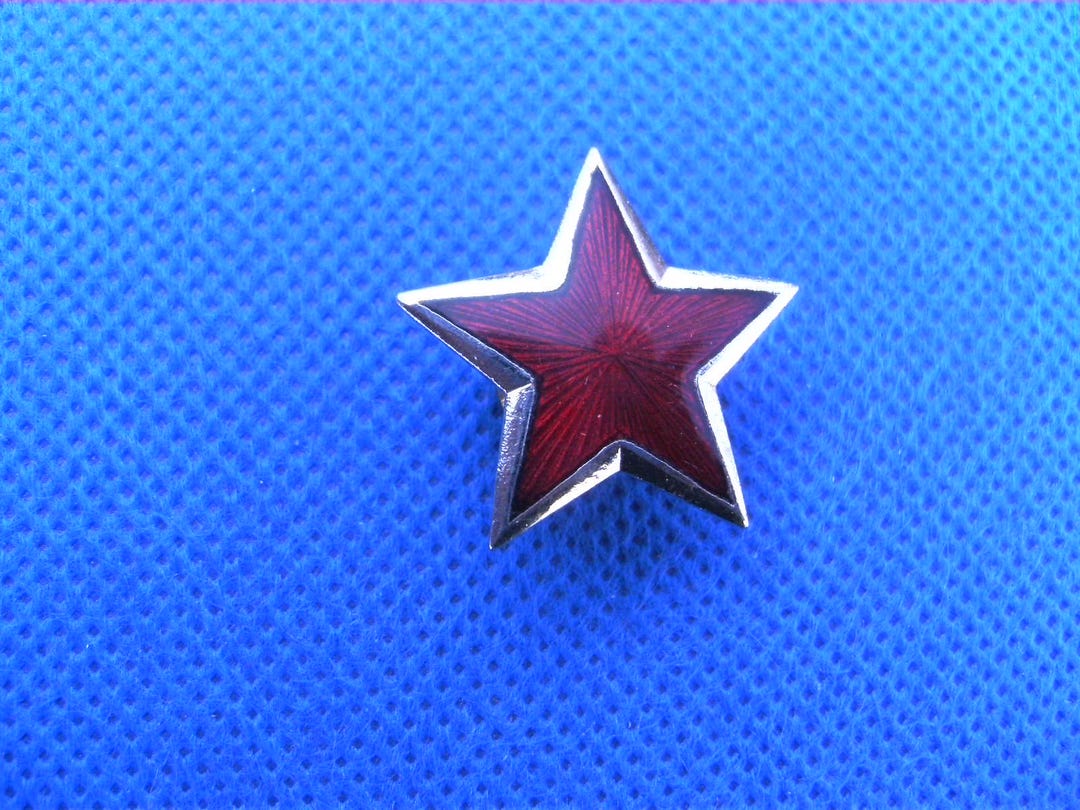 Vintage Yugoslav Soldiers Cap Badge Red Star - Etsy