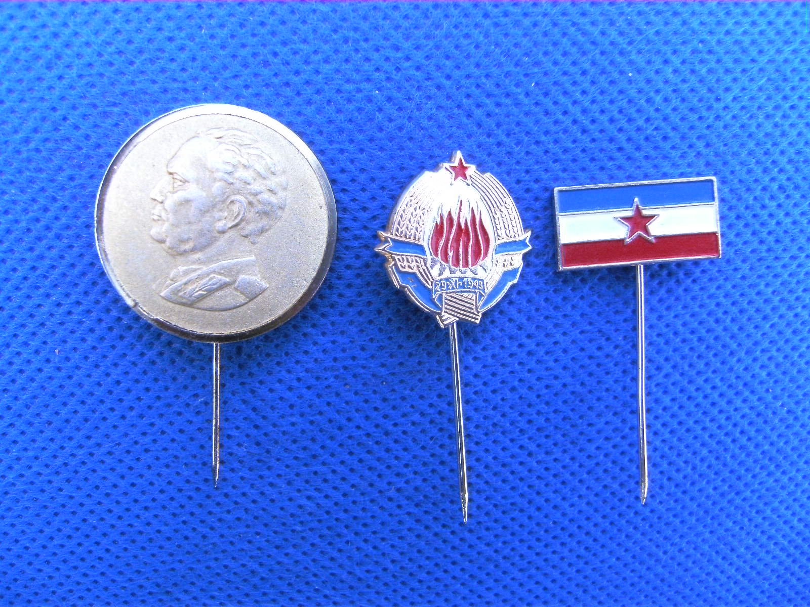 TITO Leader of Yugoslavia, Coat of Arms Yugoslavia & Flag SFRJ ...