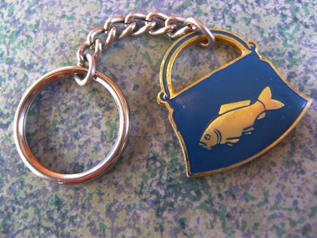 Carp Fish - Vintage Keyring Keychain - Etsy