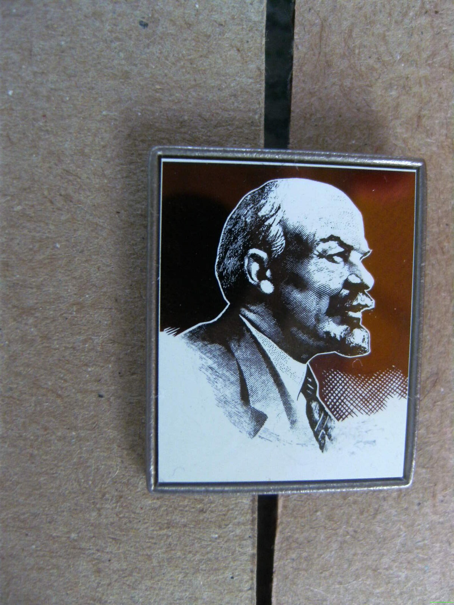 LENIN - Profile Head Communist Leader of Soviet Union Mirrored Pin ...