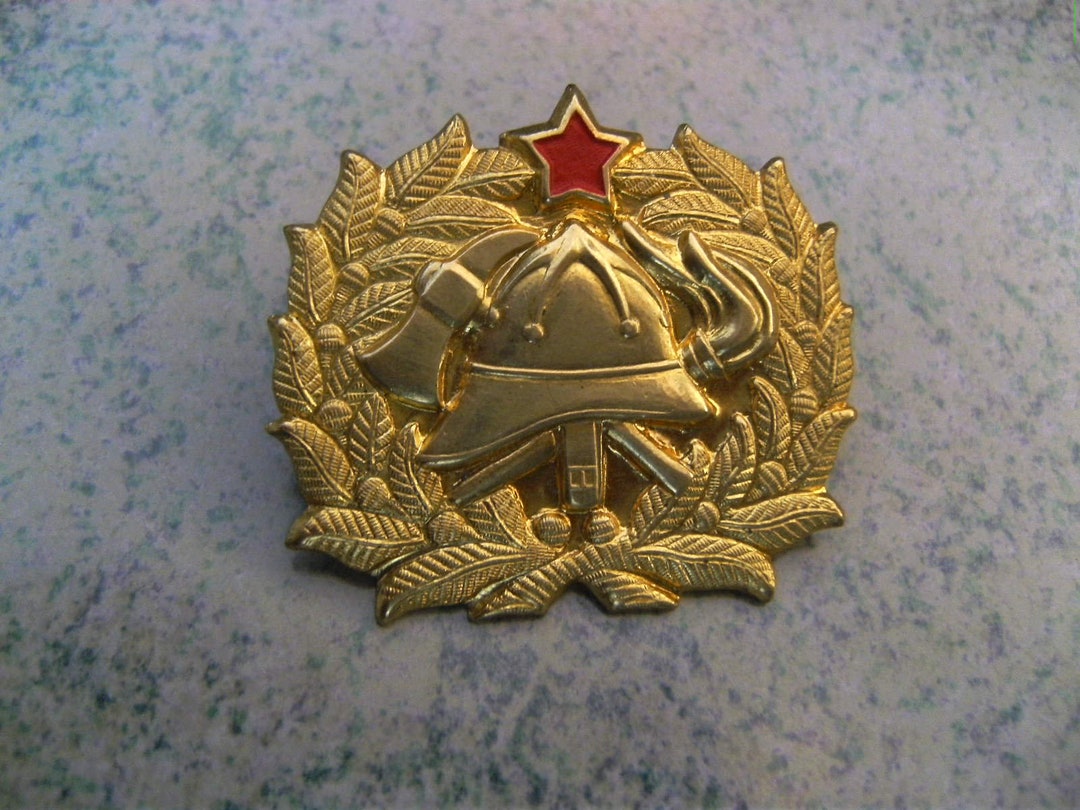 Yugoslavia Vintage Fire Brigade Badge - Etsy