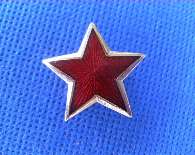 Vintage Yugoslav Soldiers Cap Badge Red Star - Etsy