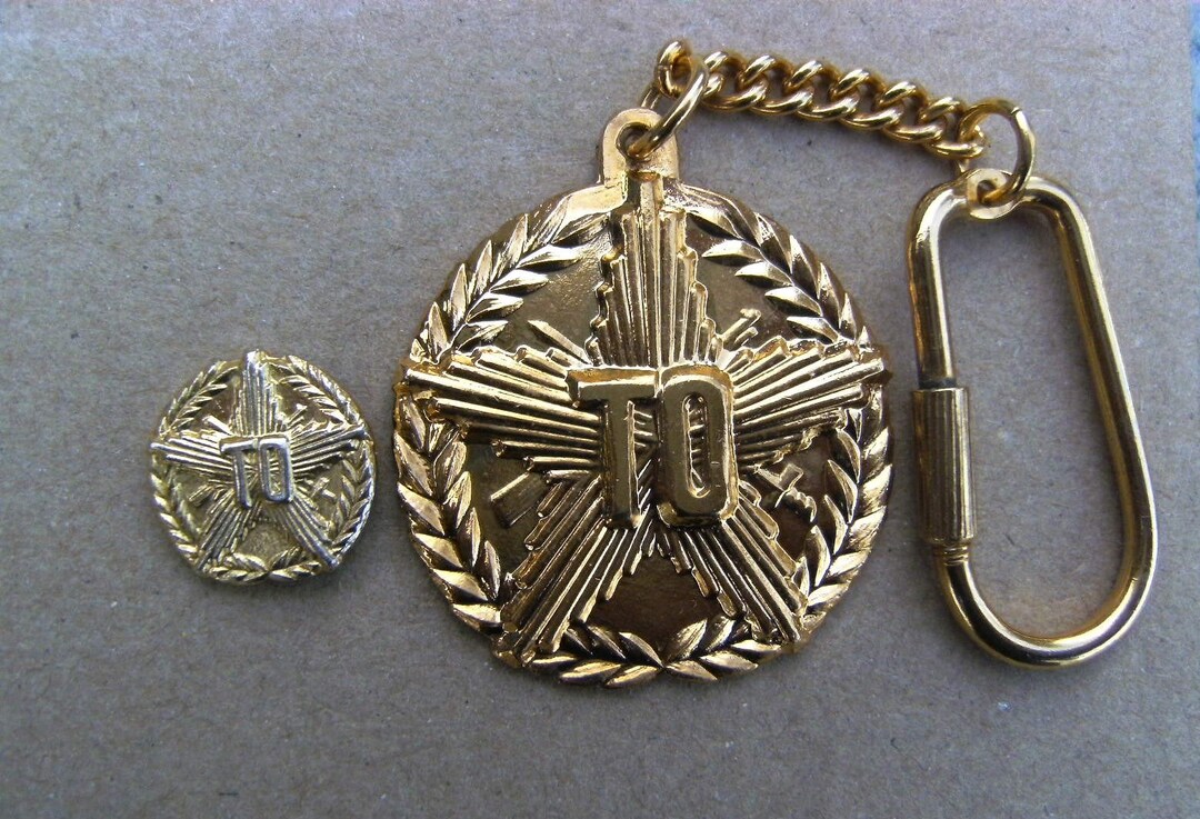 TERRITORIAL DEFENCE SFRJ Yugoslavia Vintage Keychain & Pin Badge - Etsy