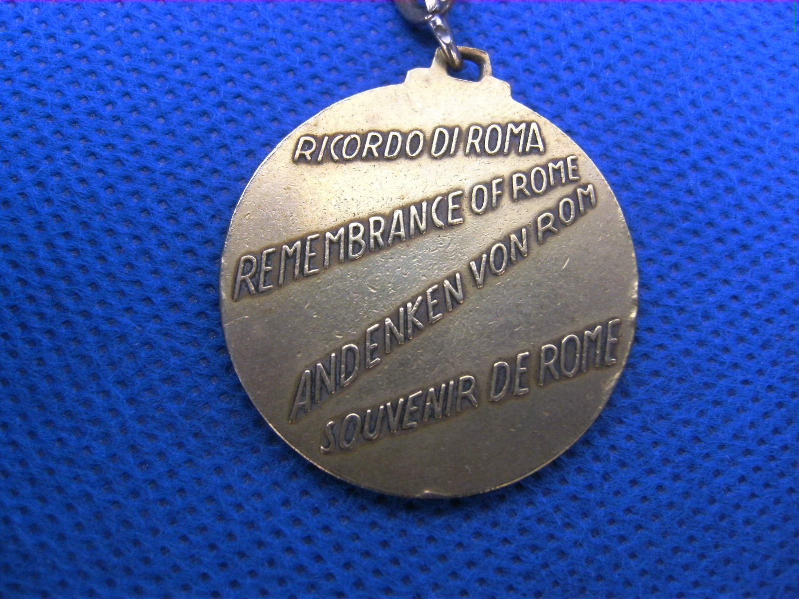 ROMA Vintage Keychain Keyring ITALY - Etsy